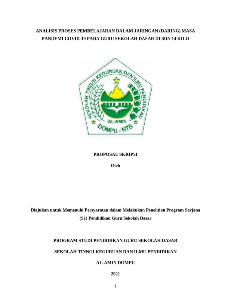 PROPOSAL Baru | PDF