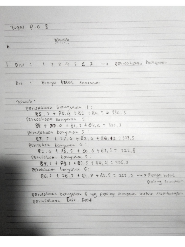 tugas P.O 5 fauzan azim | PDF