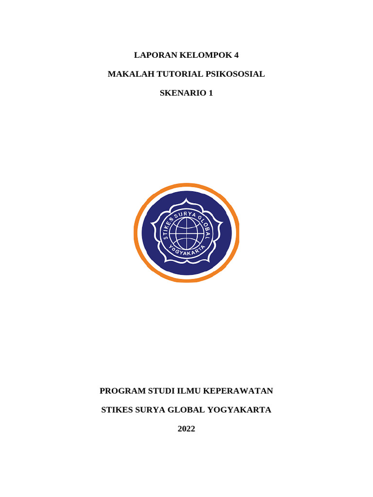 Laporan Tutorial Pertemuan 1 Kasus 1 Sem 3 | PDF