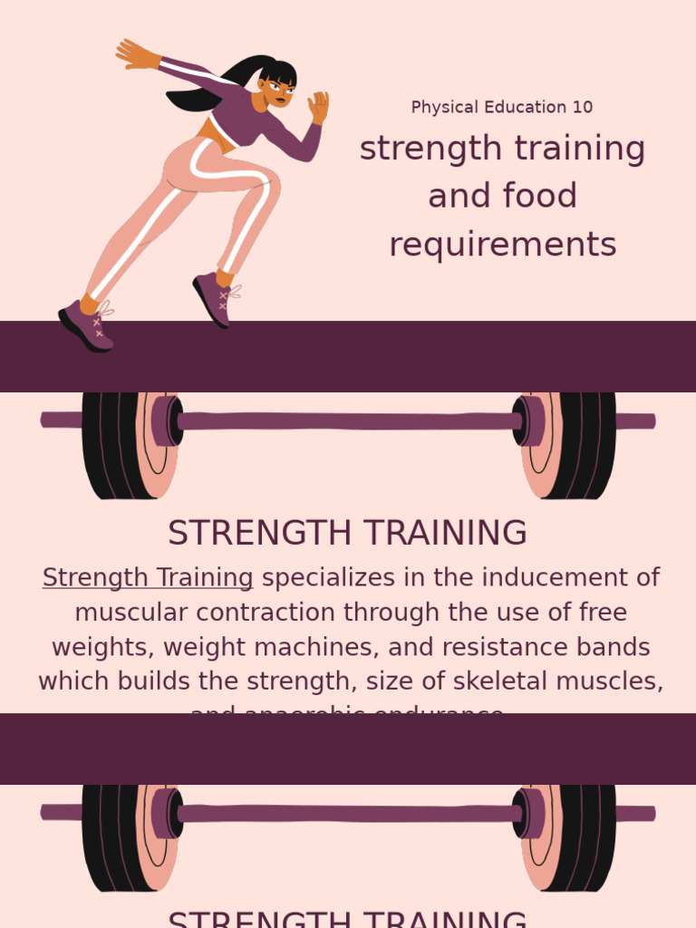 Pe - Q1 - Strength Training | PDF | Strength Training | Fat