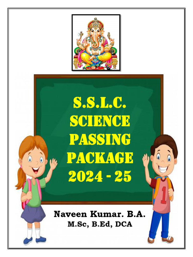 Science Passing Package 2025 New | PDF | Chemical Reactions | Artery