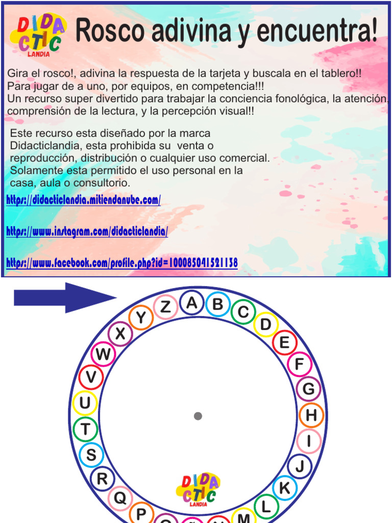 Rosco Adivina y Encuenta | PDF