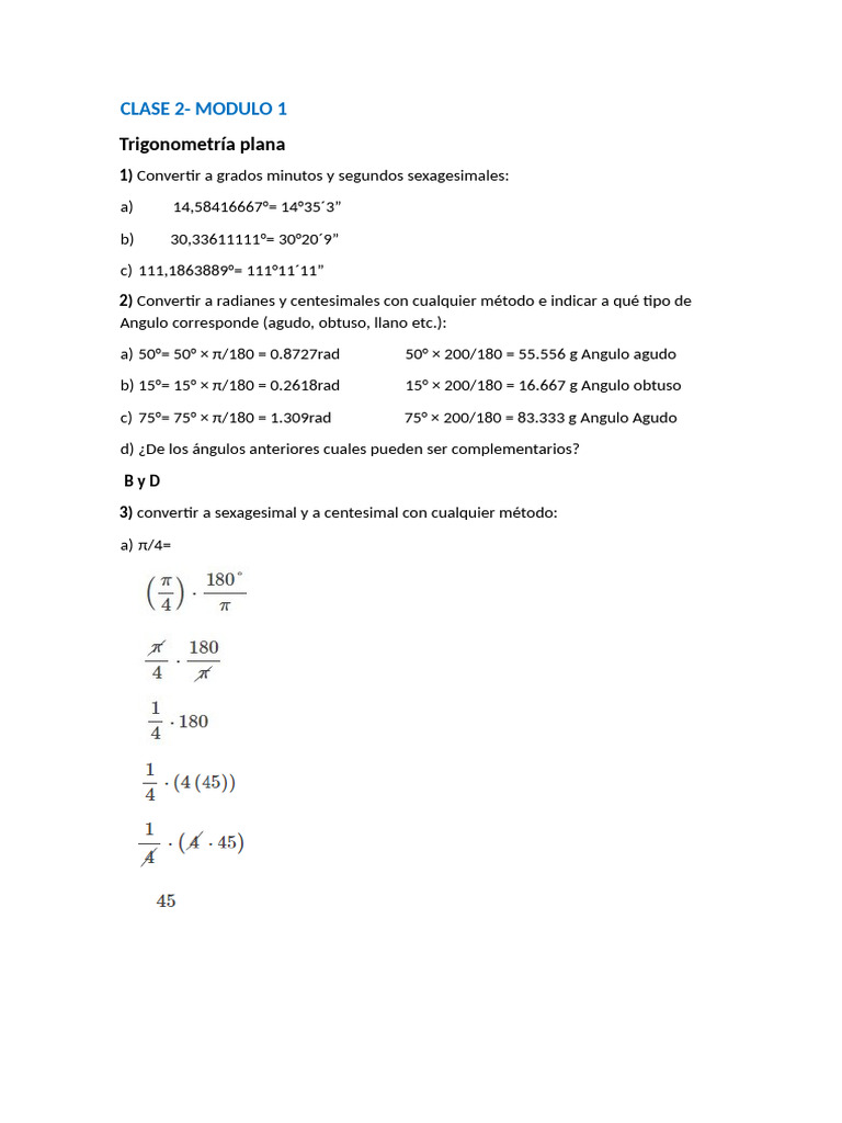 Clase 2-Modulo 1 Algebra | PDF