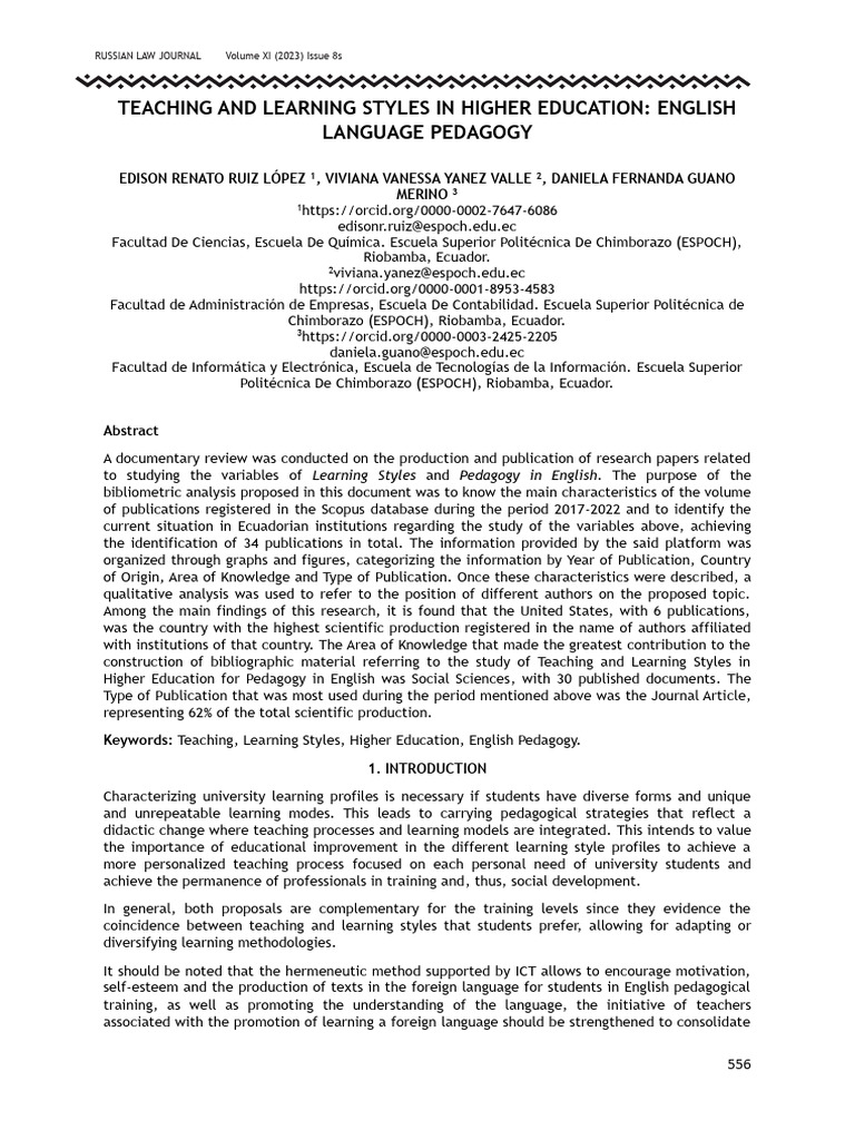 6-Russian+Law-3 | PDF | Pedagogy | Learning Styles