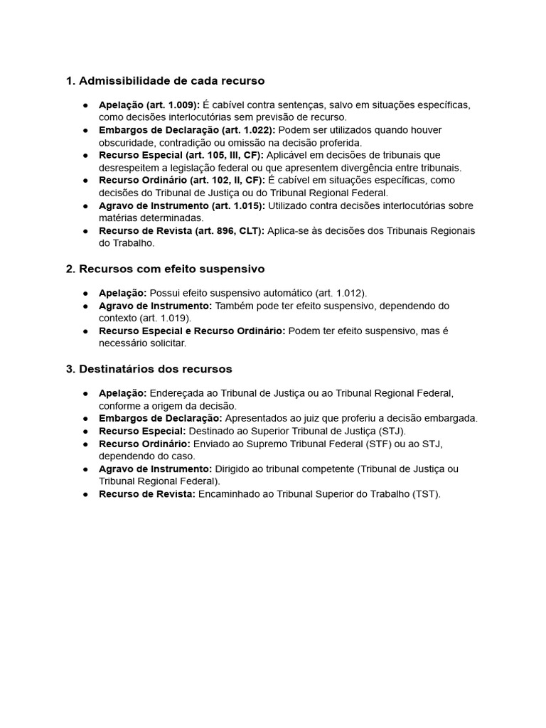 Trabalho CPC II 21-10-2024 | PDF