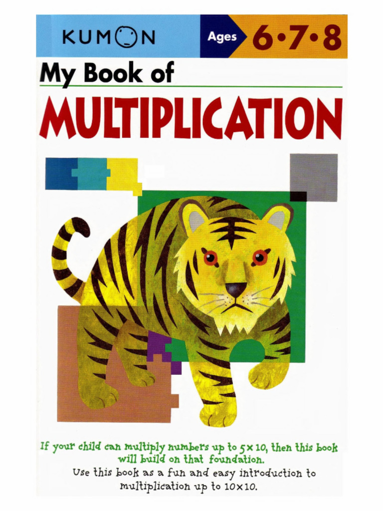 KUMON Ages 6-7-8 My Book of Multiplication Text | PDF | Multiplication ...