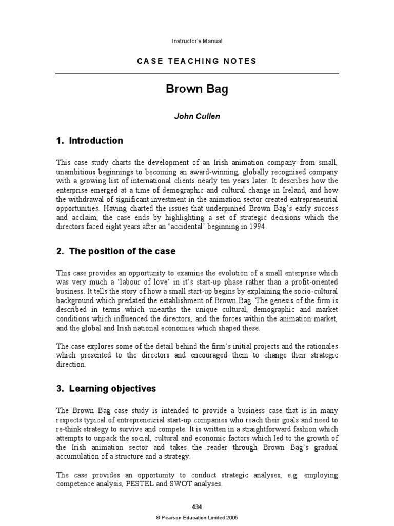 Brown Bag | PDF | Republic Of Ireland | Strategic Management