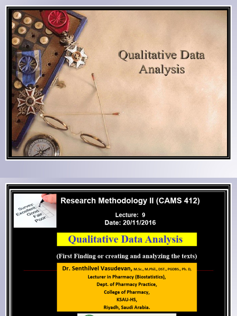 Qualitative Data Analysis Overview | PDF | Qualitative Research | Data