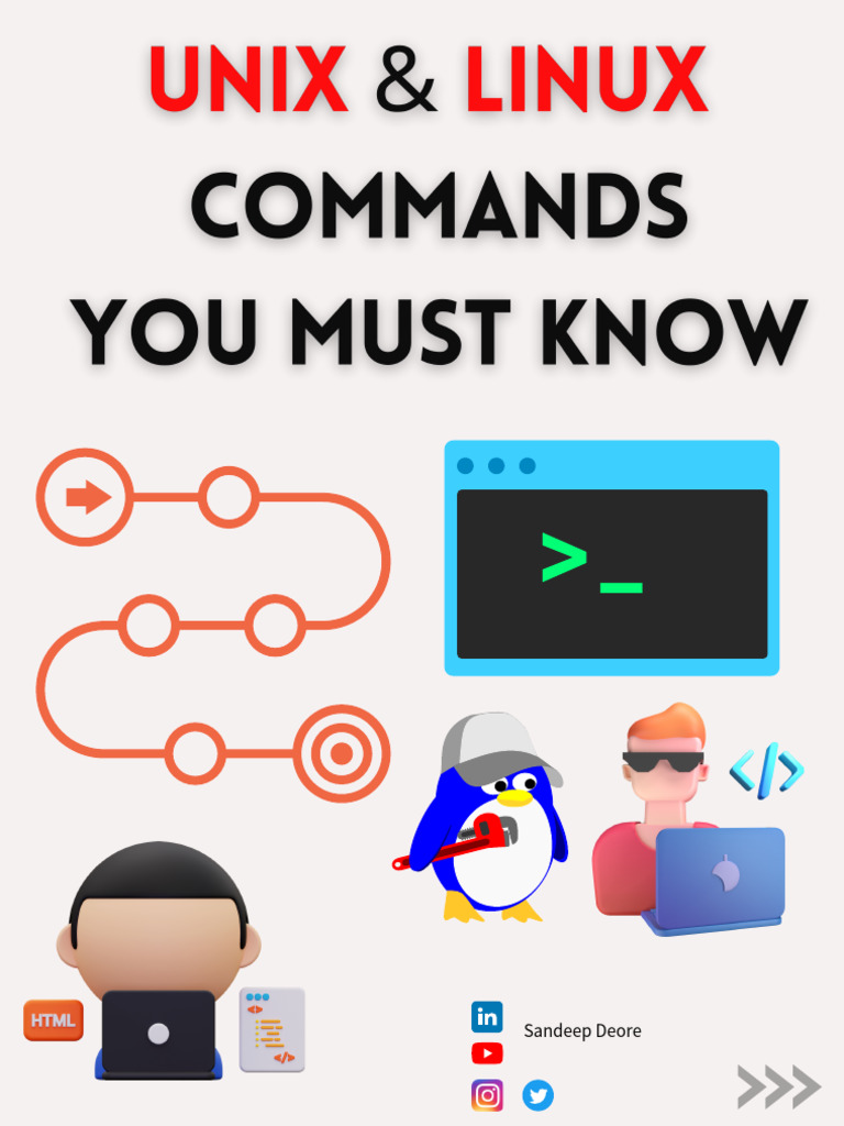 UNIX Commands Sandeepdeore | PDF | Computer File | Computing