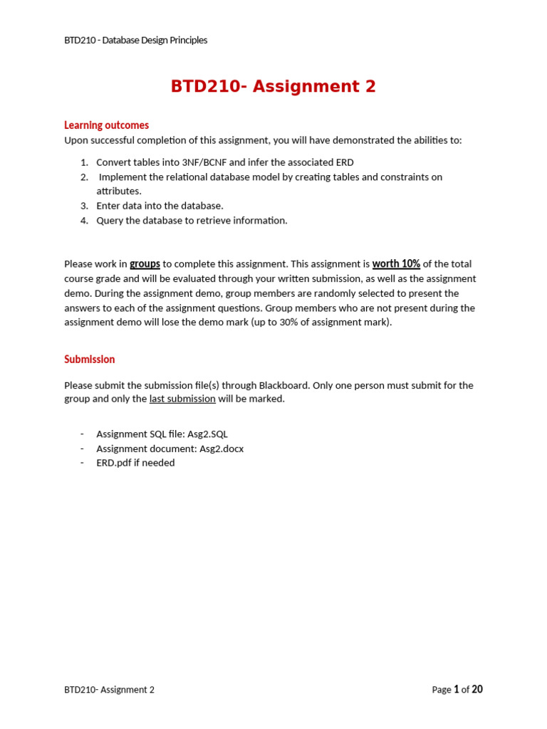Assignment2(1) | PDF | Databases | Relational Database