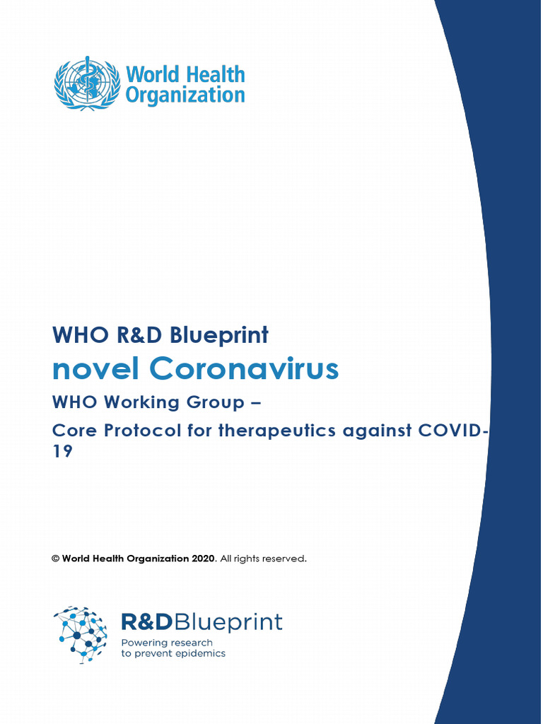 WHO Core Protocol for COVID-19 Trials | PDF | Medicine | Health Care