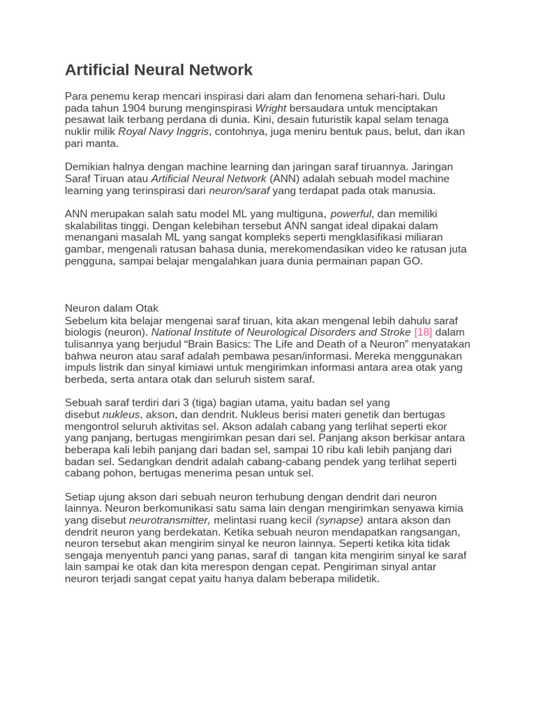 44. Artificial Neural Network | PDF