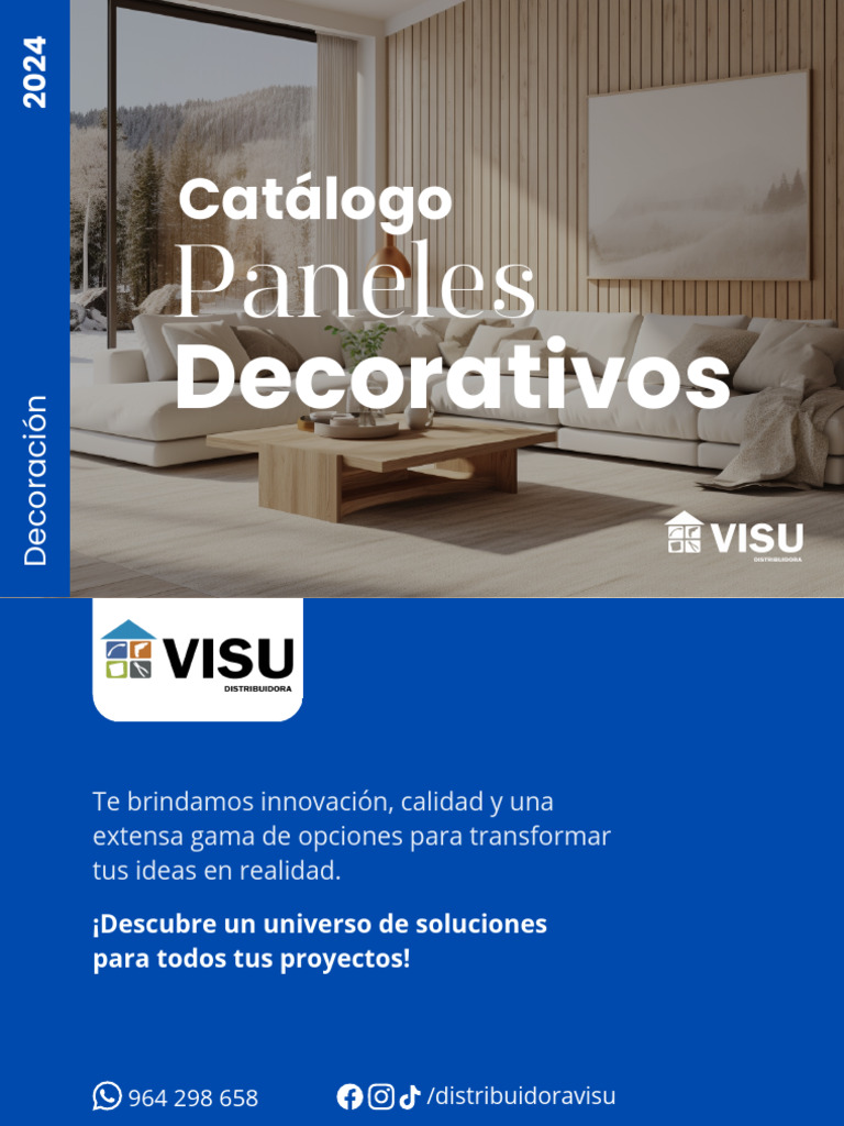 Catalogo de Paneles Visu 021224 | PDF | Diodo emisor de luz | Adhesivo