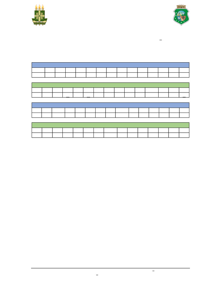 Gabarito Oficial URCA 2024.2 | PDF