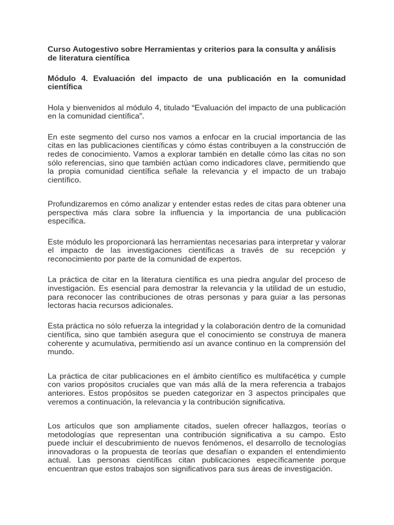 Transcripción - Módulo 4 | PDF | Conocimiento | Teoría