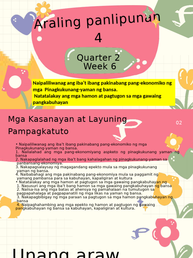 GRADE 4 PPT Q2 Araling Panlipunan4 Week6 MATATAG | PDF