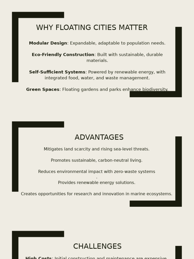 Why Floating Cities Matter | PDF
