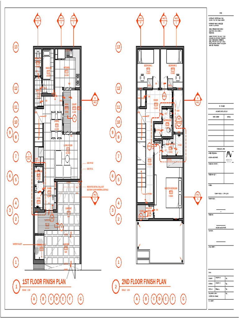 A05 Floor Finish Plan & Details | PDF | Room | Interior Design