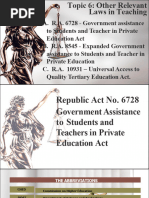 Republic Act No. 6728 Amended by RA 8545 | PDF | Private School ...