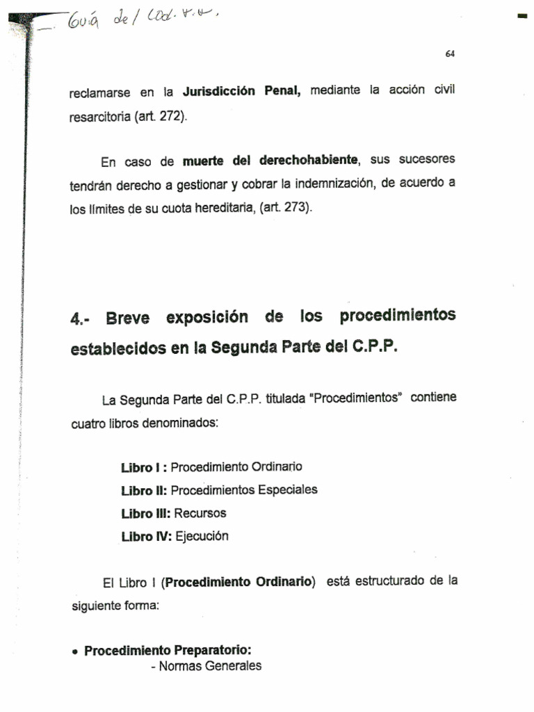 Procedimientos Del CPP | PDF
