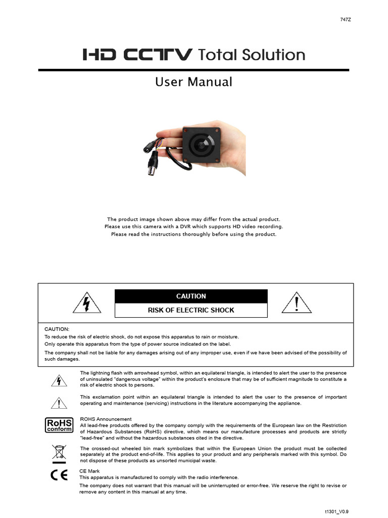 AVT1301_10_User Manual | PDF | Exposure (Photography) | Camera
