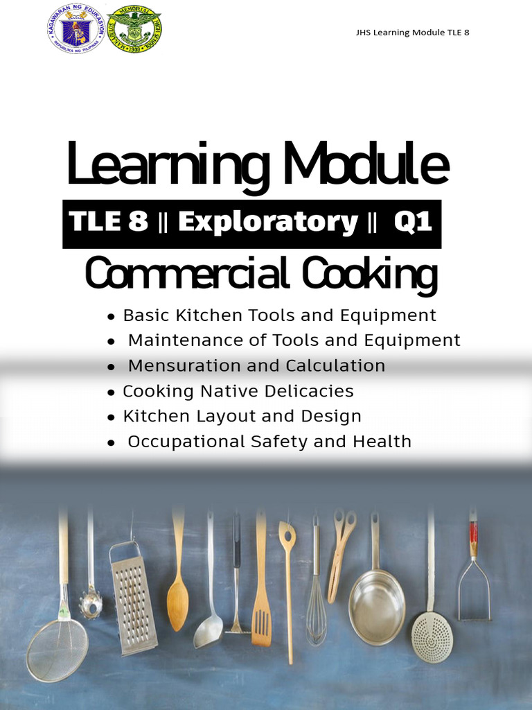Learning Modules - TLE 8 | PDF | Kitchen | Hazards