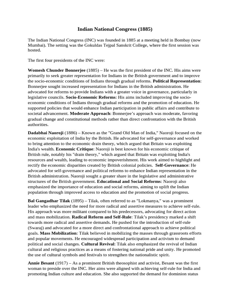 Indian National Congress | PDF | Ideologies | Political Science