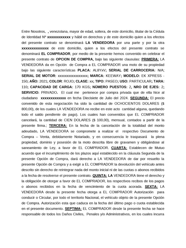 Opcion-de-Compra-Venta-Moto- | PDF