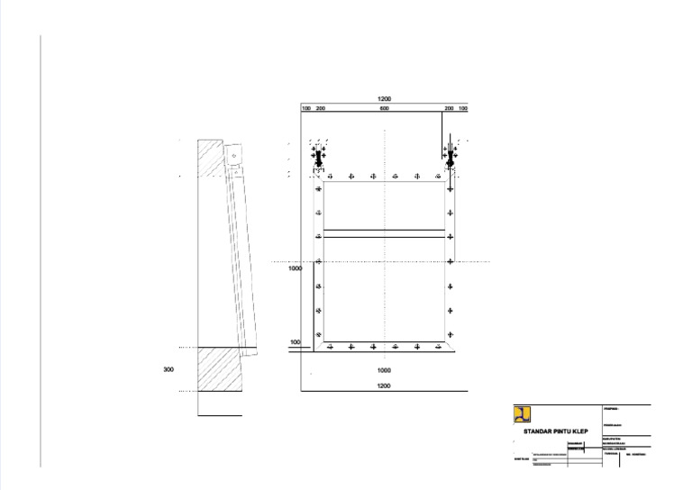 PDF Gambar Pintu Klep - Compress | PDF