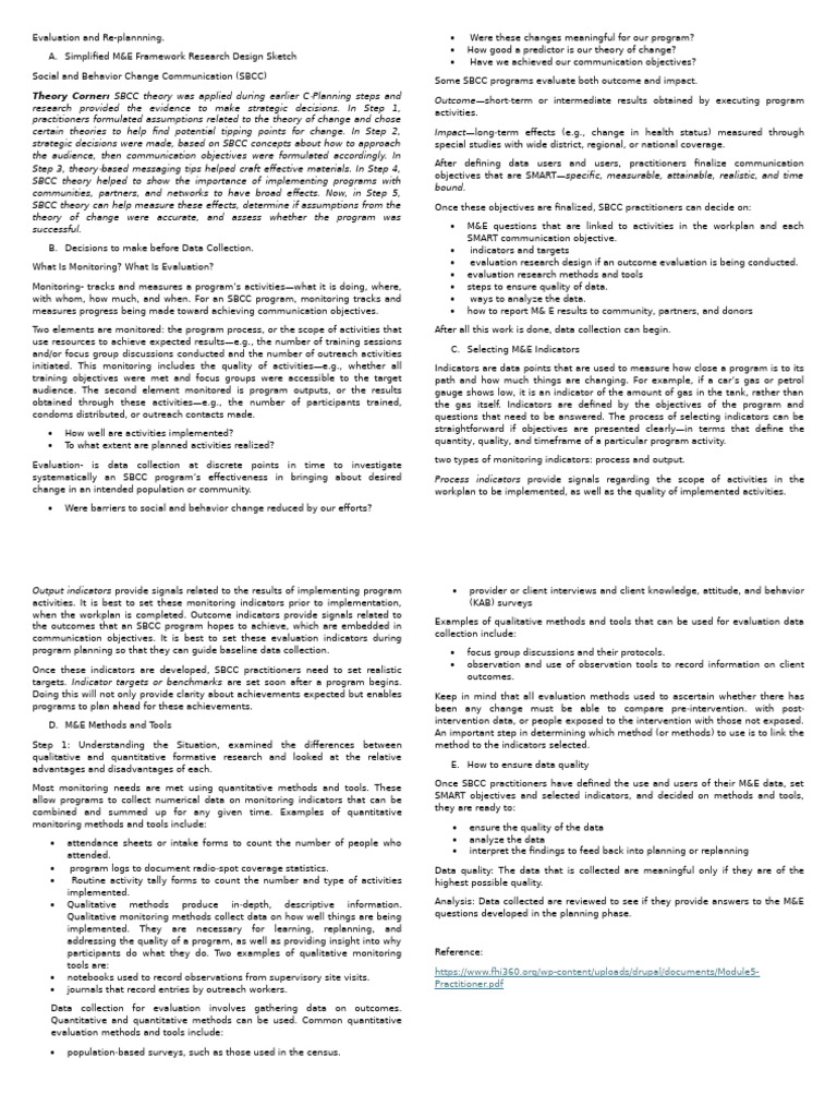 Virtual Handouts Chuchu Sa DVC 107 | PDF | Evaluation | Qualitative Research