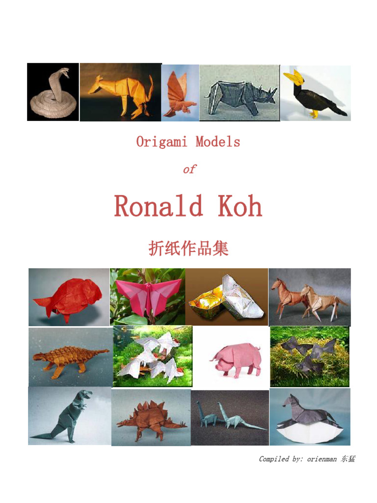 Origami Models of Ronald Koh | PDF | Flap (Aeronautics)
