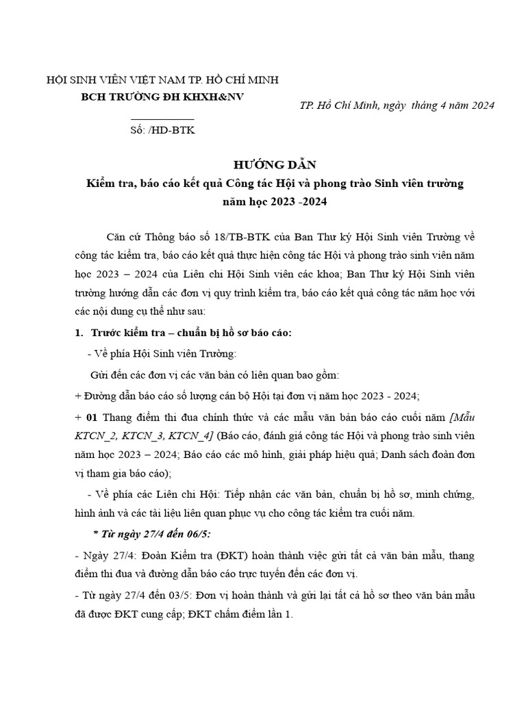 Huongdan KTCN2024 | PDF