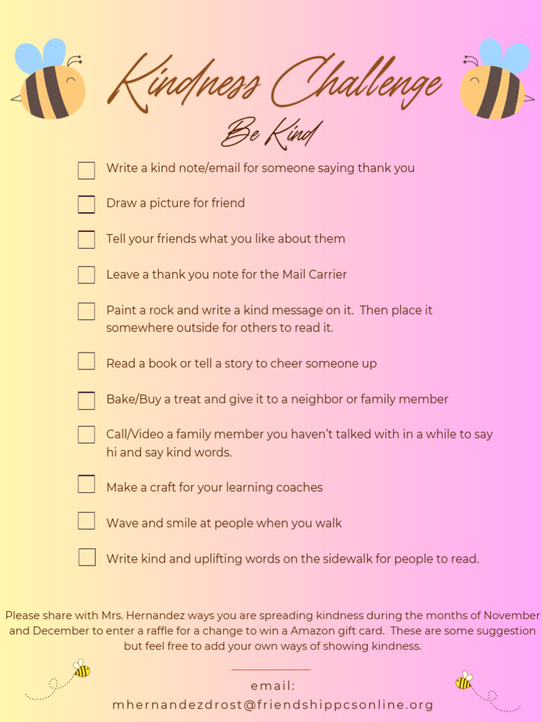 Kindness Challenge | PDF