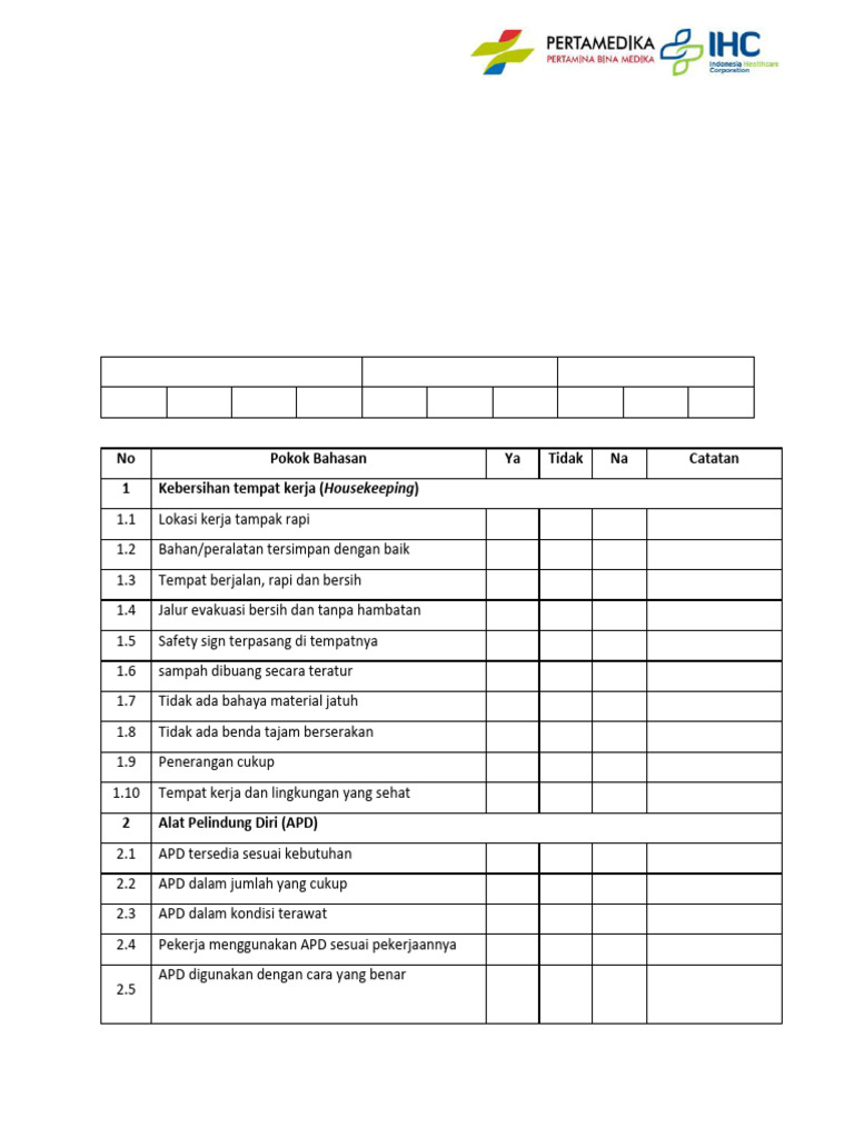 Checklist MWT | PDF