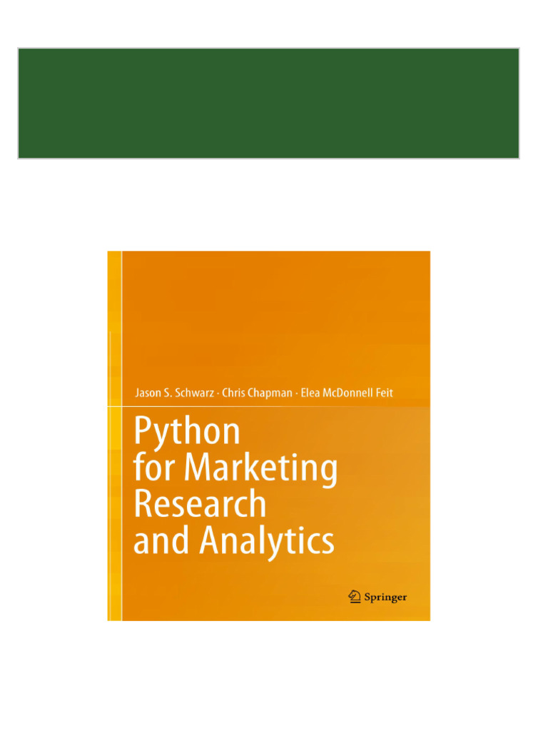 Python For Marketing Research And Analytics Wei Zhi 2024 Scribd Download Pdf Taxes Direct Tax 