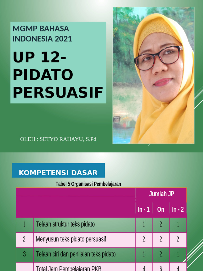 1. Ppt Up-12-Pidato Persuasif | PDF