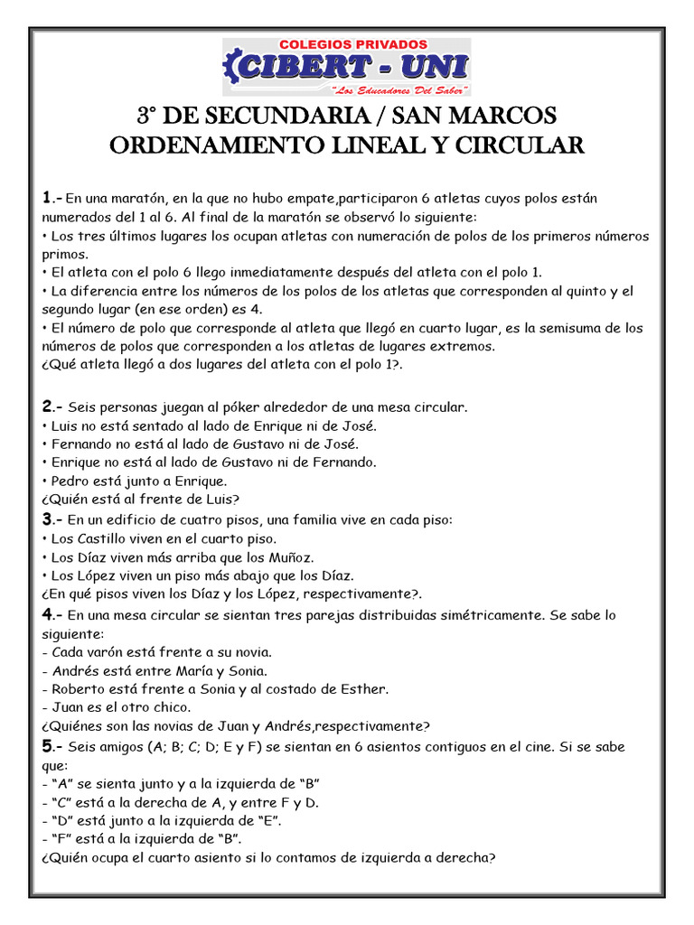 SEMANA 3 -RM(S.M 3RO) | PDF