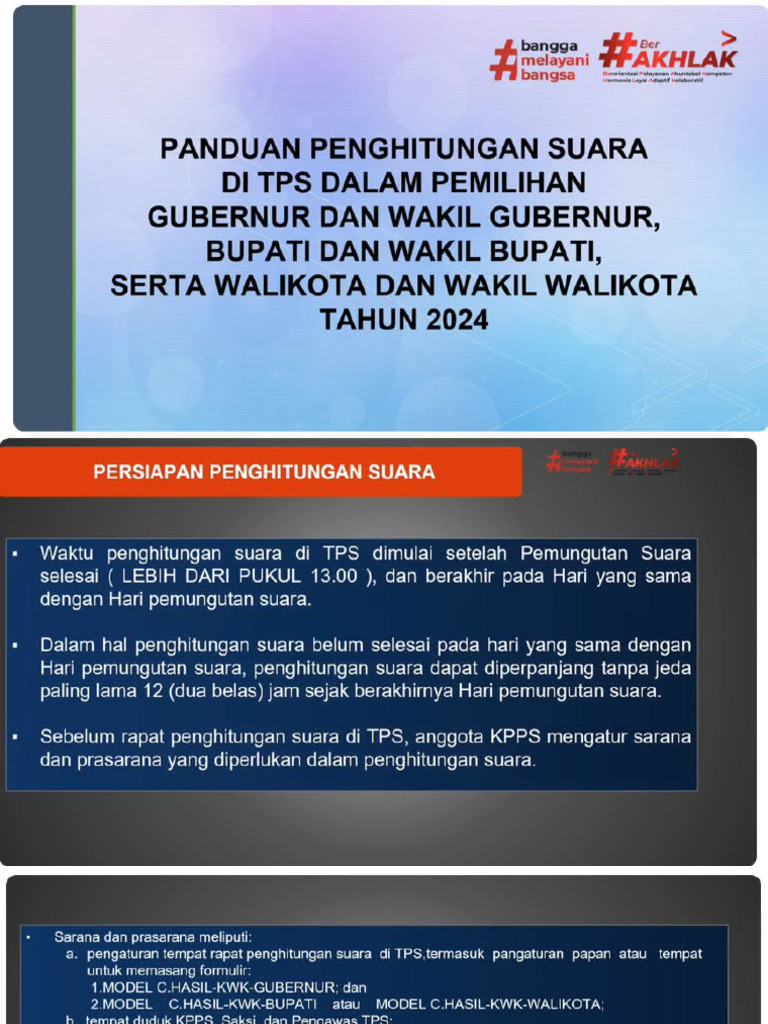 Perhitungan Suara Di TPS | PDF
