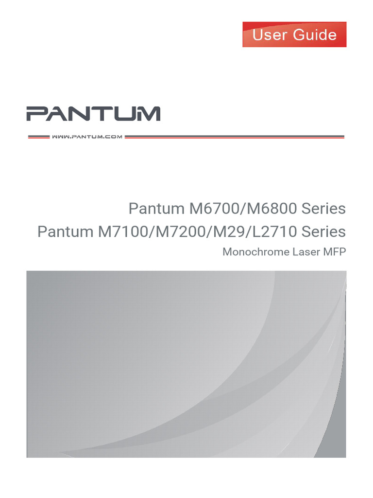Pantum M6700-M6800-M7100-M7200-M29-L2710 Series User Guide en V2 - 9 ...