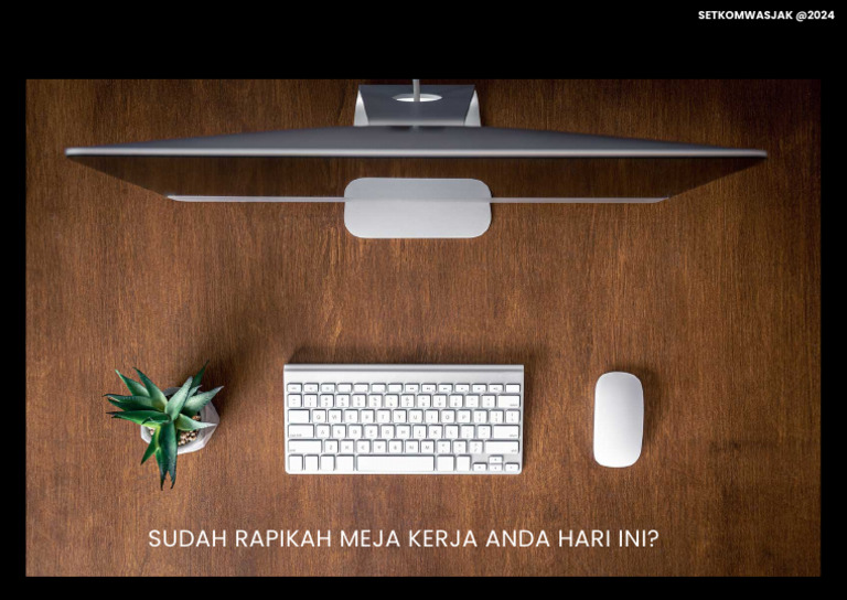 Meja Kerja Rapi Hari Ini? | PDF