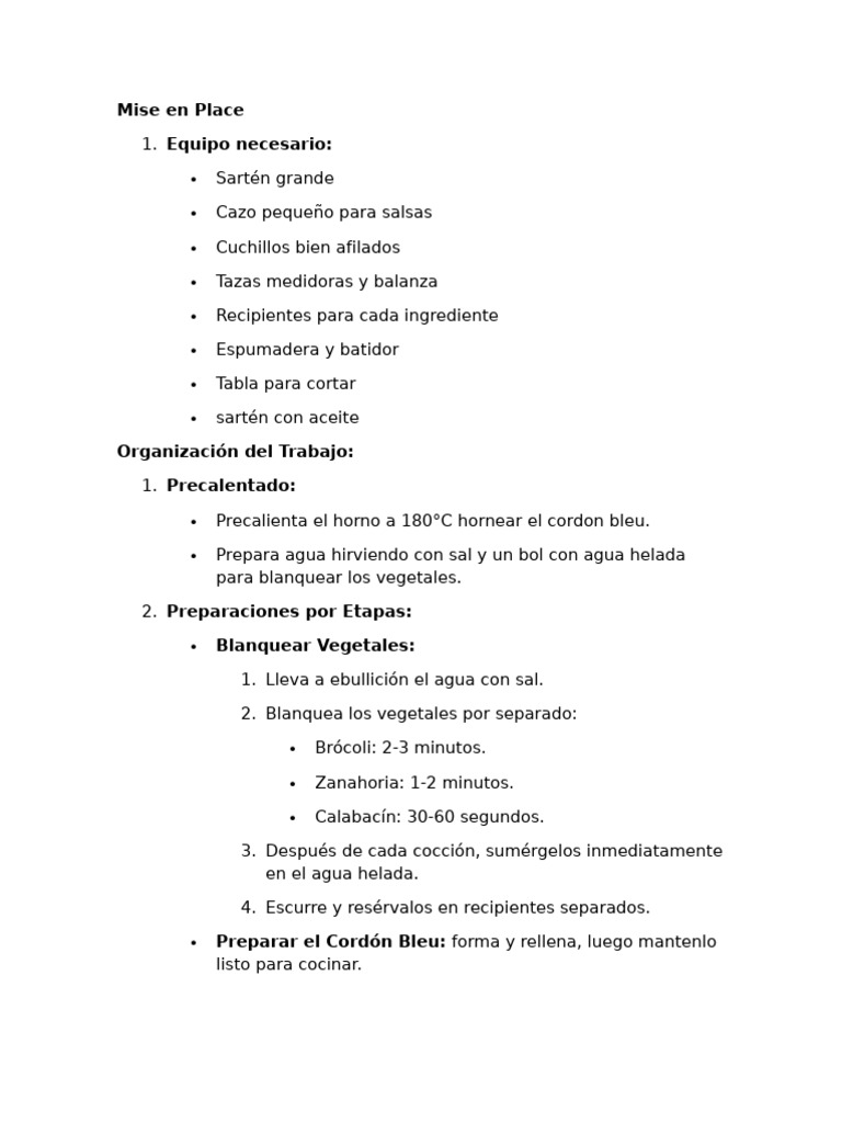 Cordon Blue Exman Final | PDF | Fritura | Cocinando