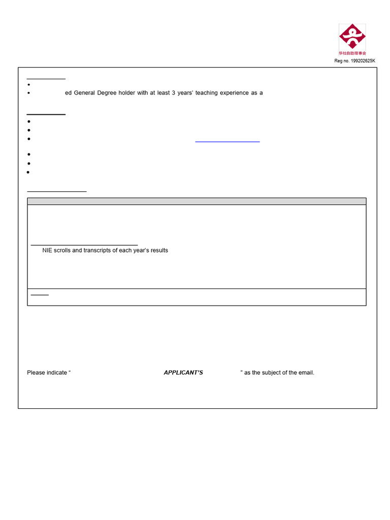 FT Tutor Application Form 2024 | PDF | Mental Disorder | Teachers