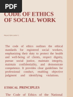 BCCSW CodeOfEthicsStandardsApprvd | PDF | Social Work | Conflict Of ...