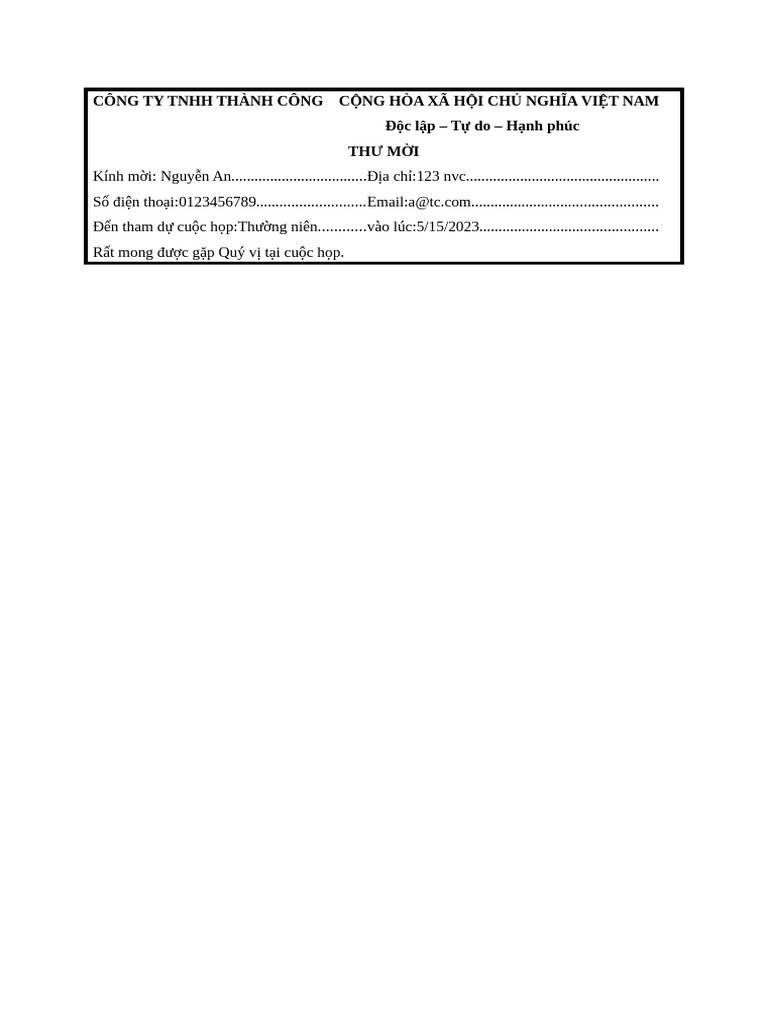 Bai Tap Tong Hop 1 | PDF