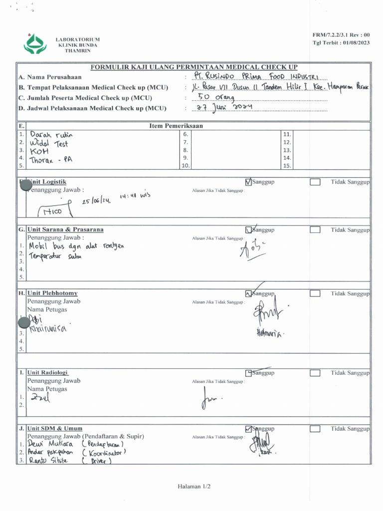 Kaji Ulang Pt. Rusindo | PDF
