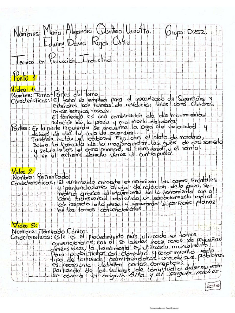 Procesos Industriales Edwing Rojas y Alejandra Larrotta D252 | PDF