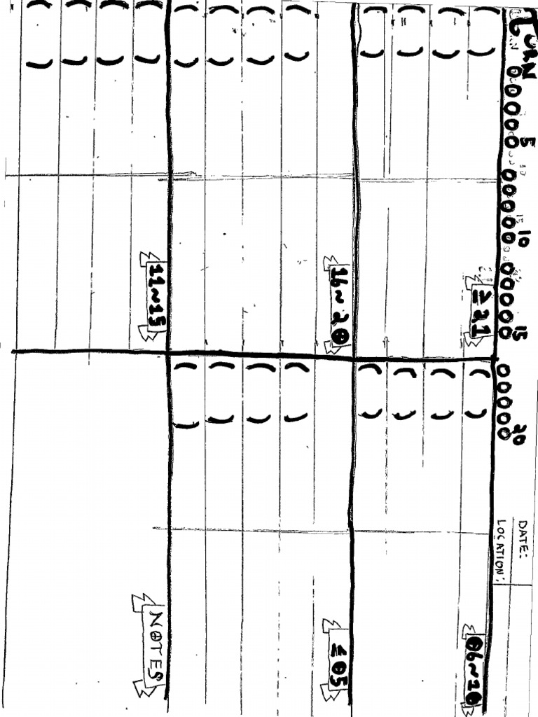 Pathfinder Initiative Tracker - Hand Drawn | PDF