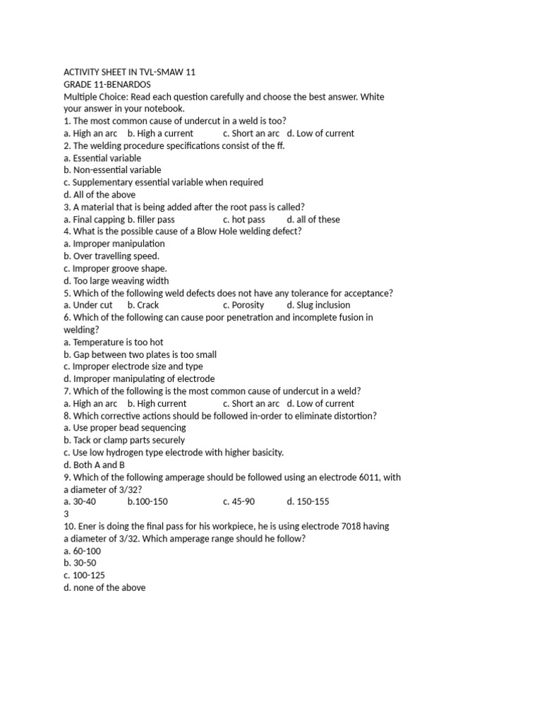 Activity Sheet in TVL | PDF