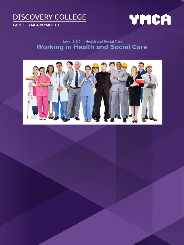 Working in Health and Social Care Level 2 Induction Workbook | PDF ...