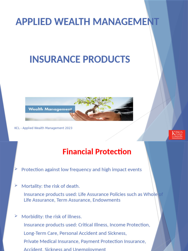 Insurance Products | PDF | Life Insurance | Insurance